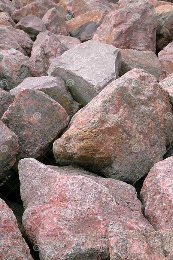 Pink boulders stock photo. Image of geology, nature, stack - 4335730