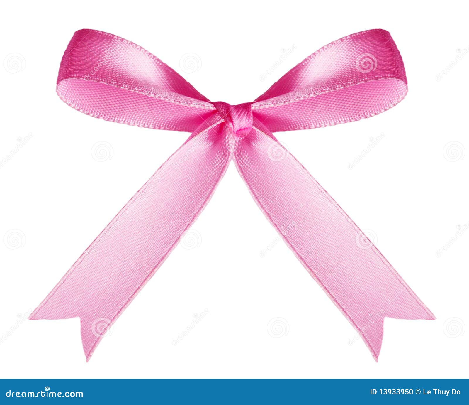 Pink Bow stock photo. Image of vector, single, color - 13933950