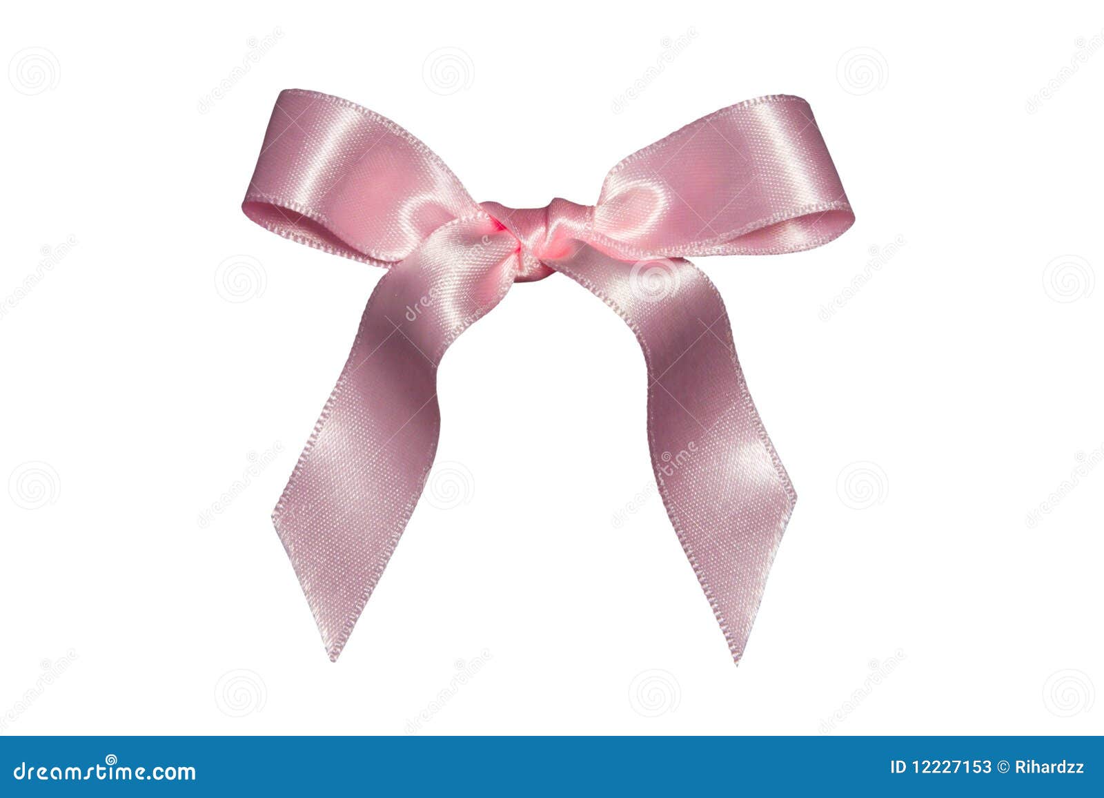 Pink bow,isolated stock image. Image of ribbon, package - 12227153