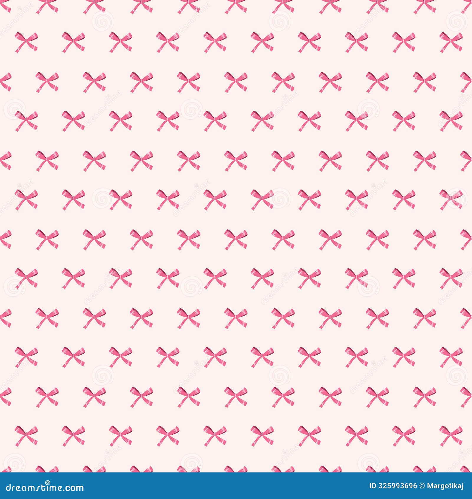 Pink Bow Seamless Pattern Design Stock Vector - Illustration of ...