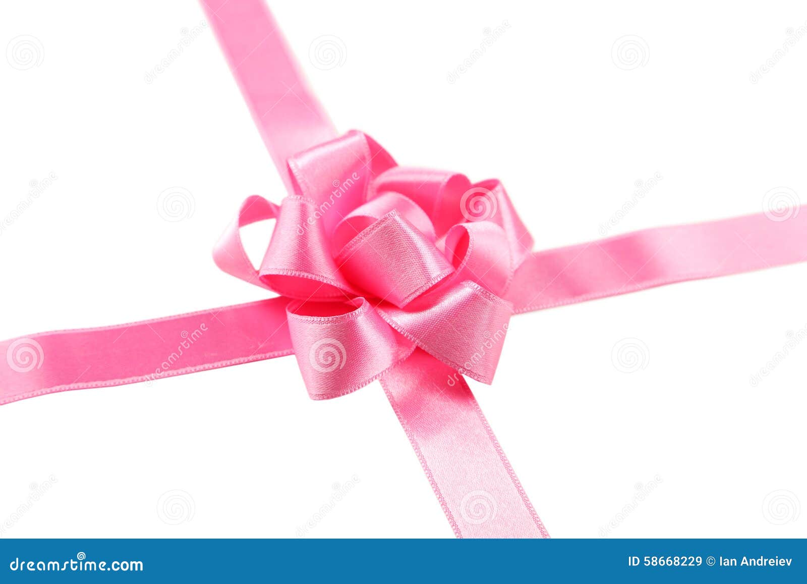 Pink bow stock image. Image of white, ribbon, shiny, line - 58668229