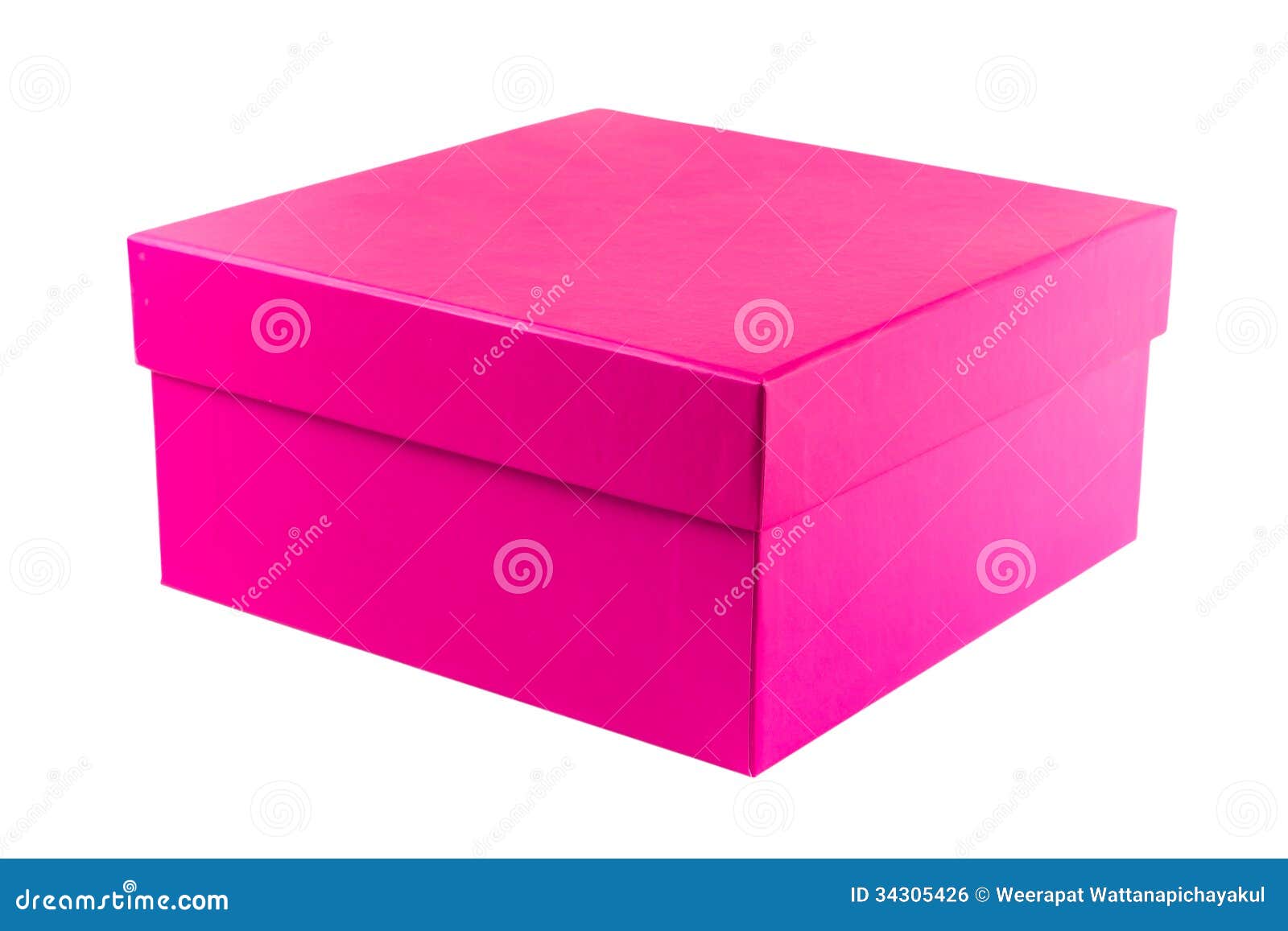 Pink box stock photo. Image of clear, paper, white, closed - 34305426