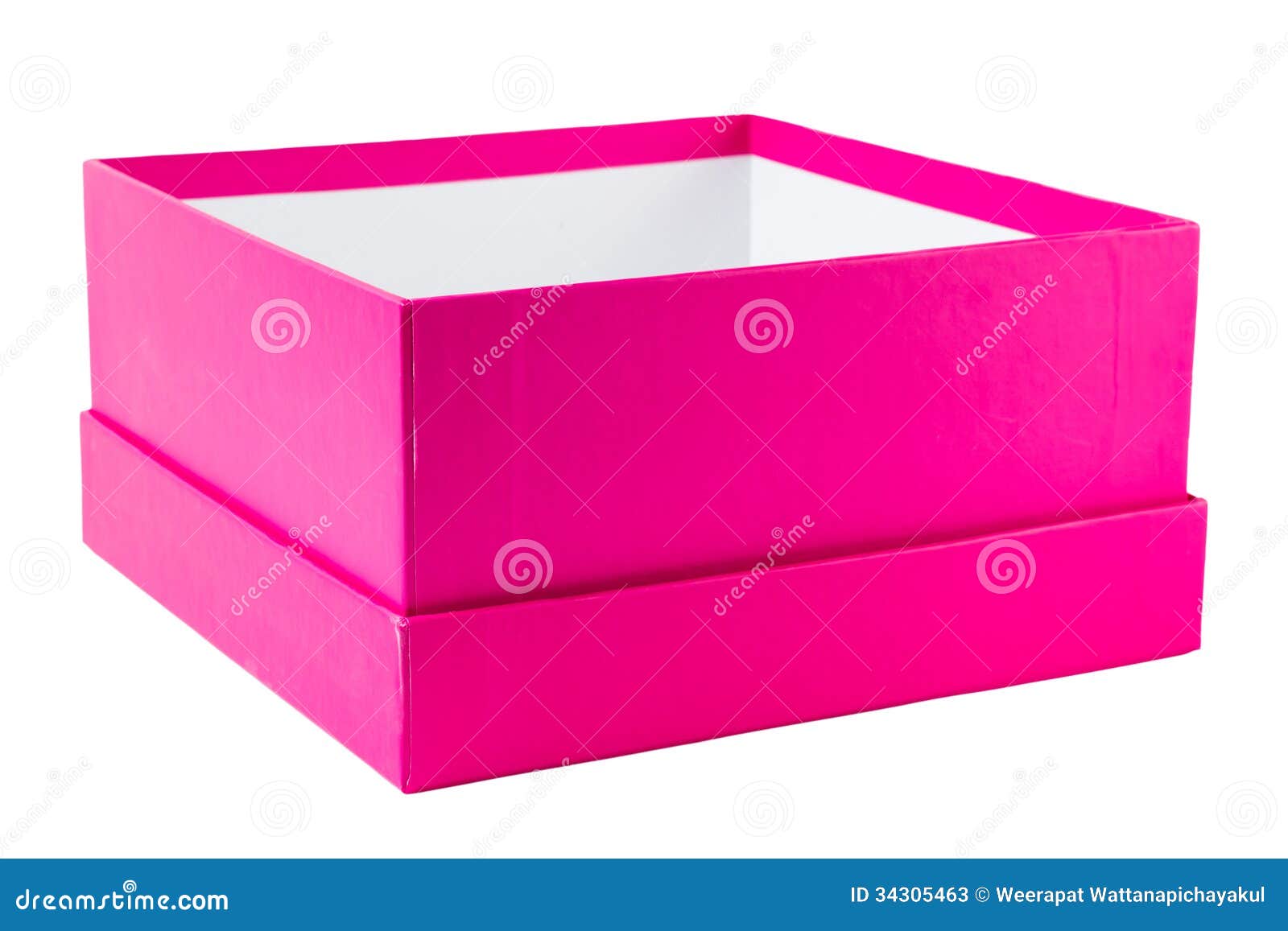 Pink box stock image. Image of clean, square, object - 34305463