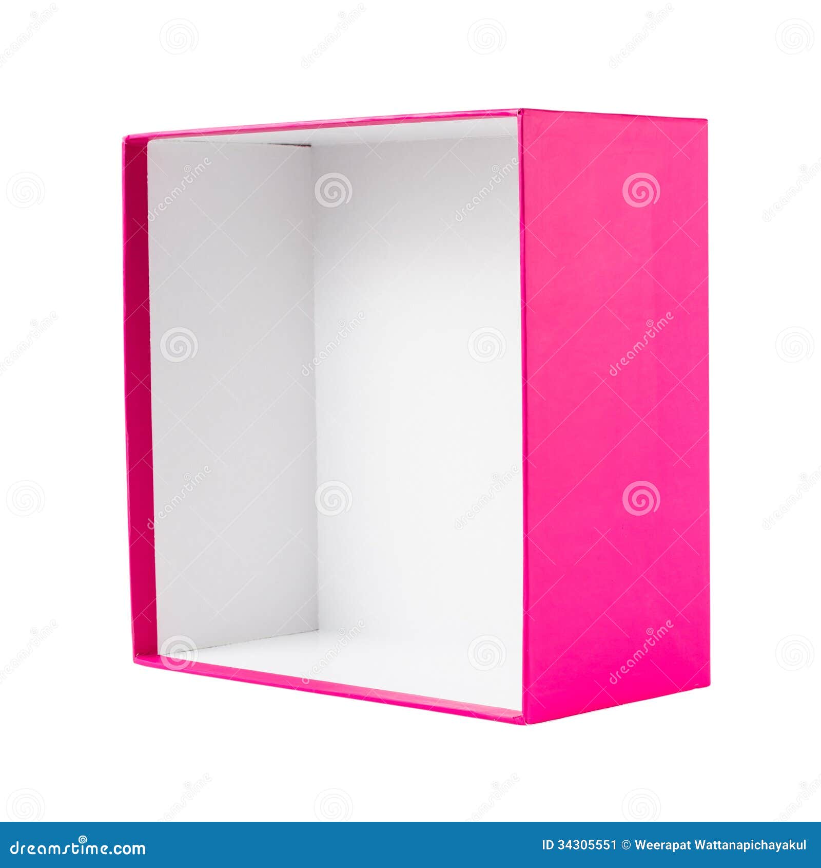 Pink box stock image. Image of path, opened, clear, packet - 34305551