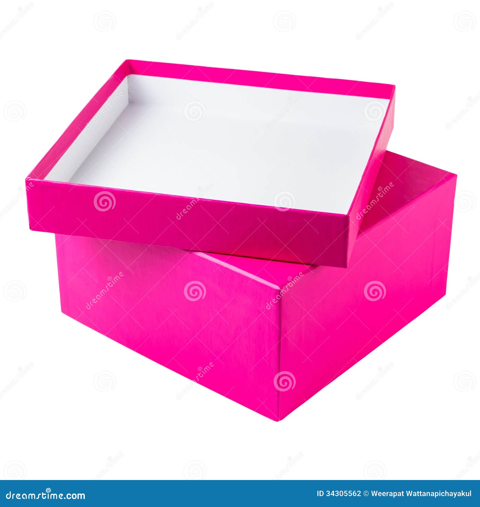 Pink box stock photo. Image of single, path, empty, paper - 34305562