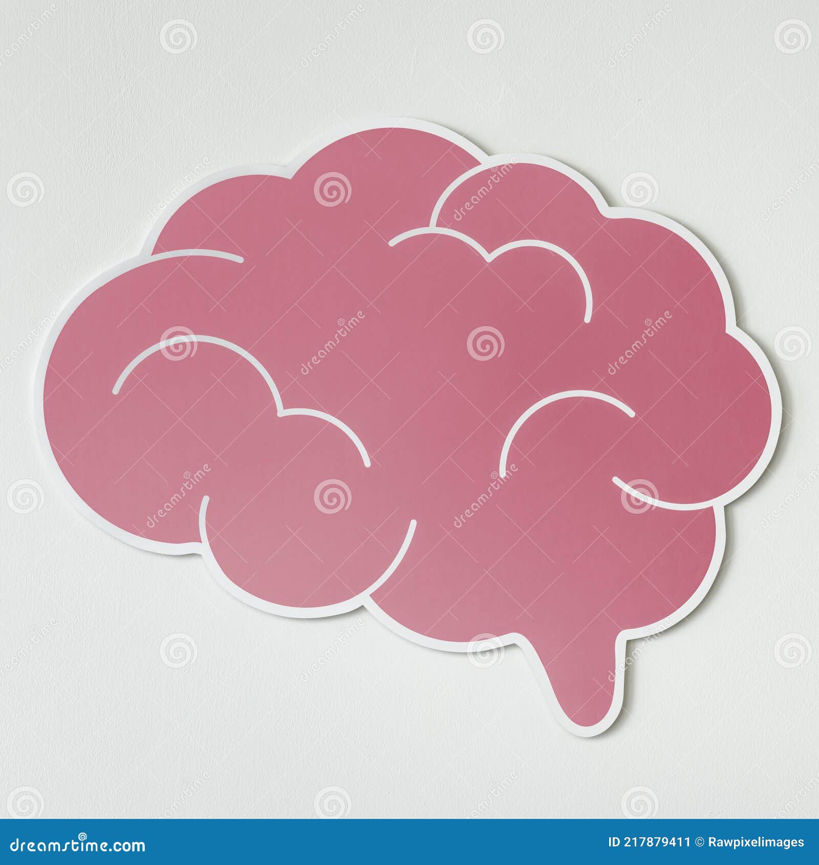 Pink Brain Scanner Computerized Tomography X-Ray Imaging Technique ...