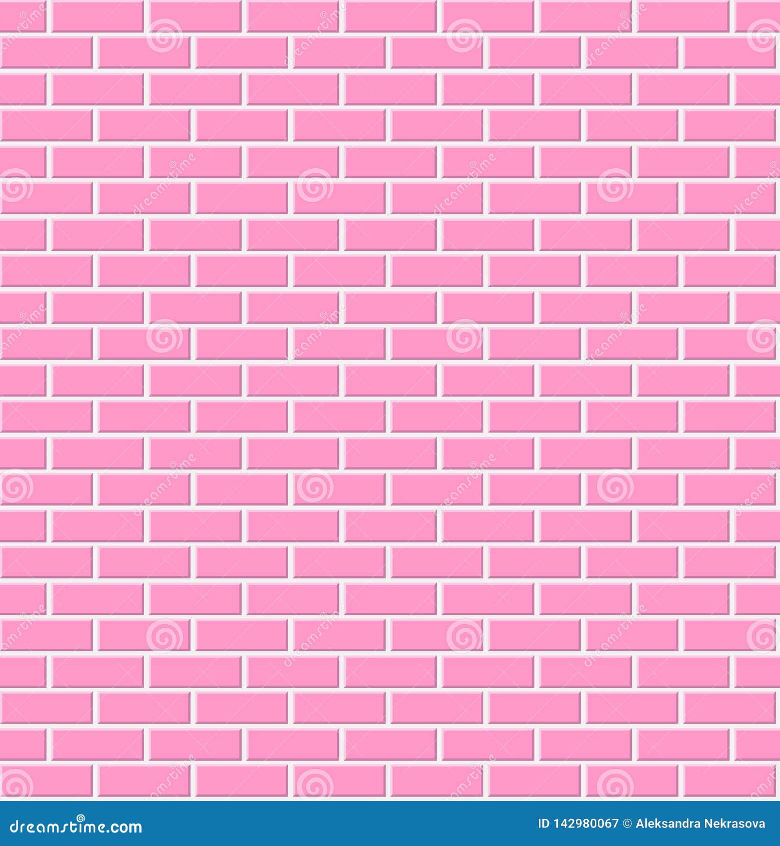 Pink brick pattern stock vector. Illustration of brick - 142980067