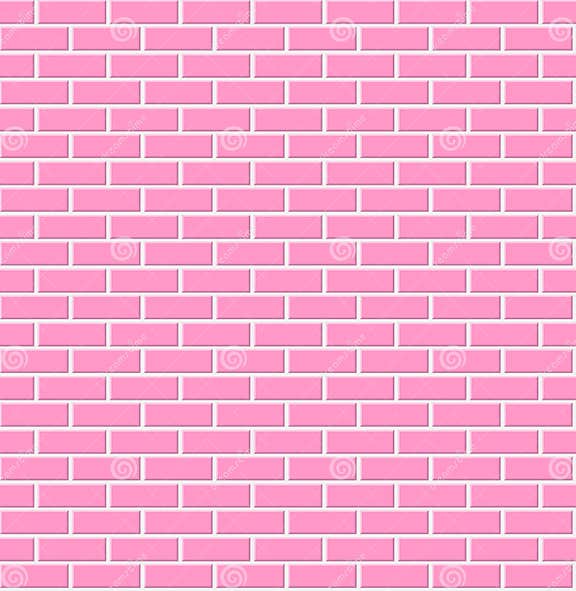 Pink brick pattern stock vector. Illustration of brick - 142980067