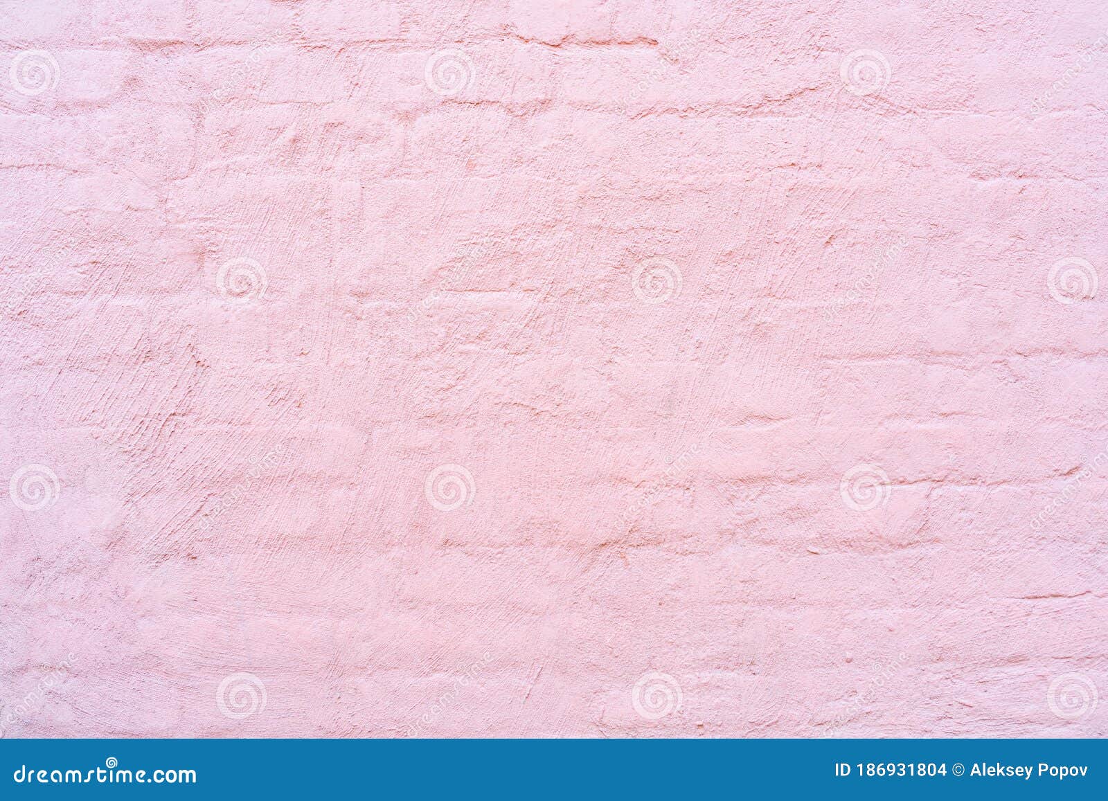 Pink Brick Wall. Facade of an Old Building Stock Photo - Image of ...
