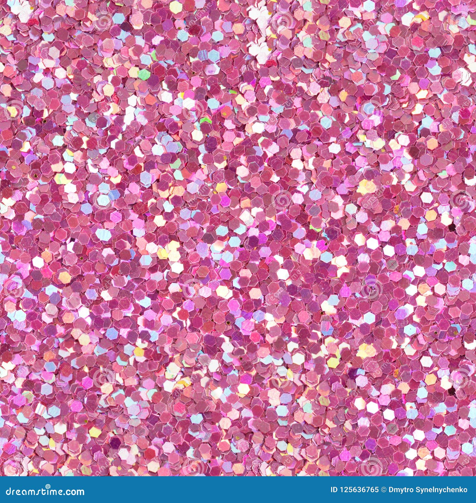 Pink Bright Glitter Texture Seamless Square Texture Stock Image
