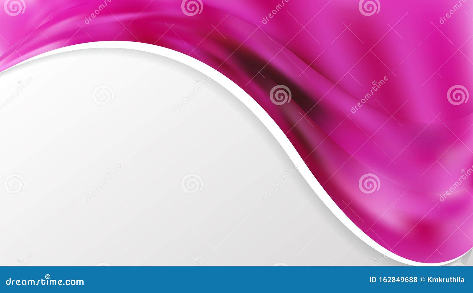 Pink Brochure Design Template Stock Vector - Illustration of curve ...
