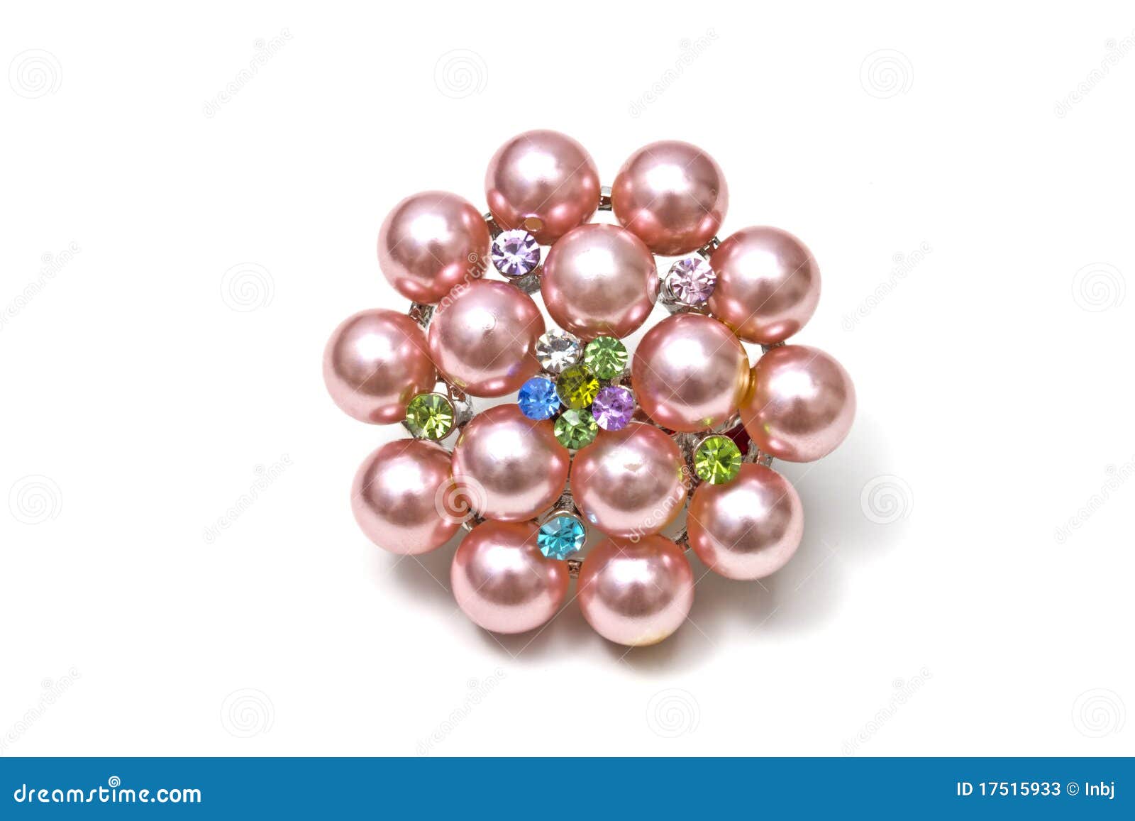 Pink Brooch stock image. Image of glamour, gift, elegance - 17515933