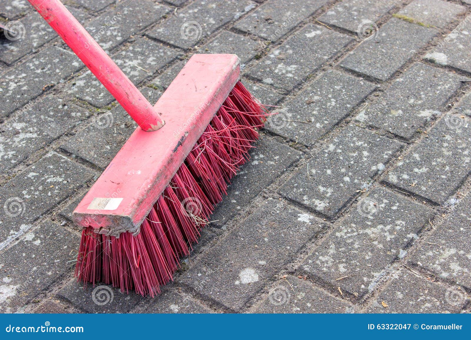 Pink broom stock image. Image of cleaning, gardening - 63322047
