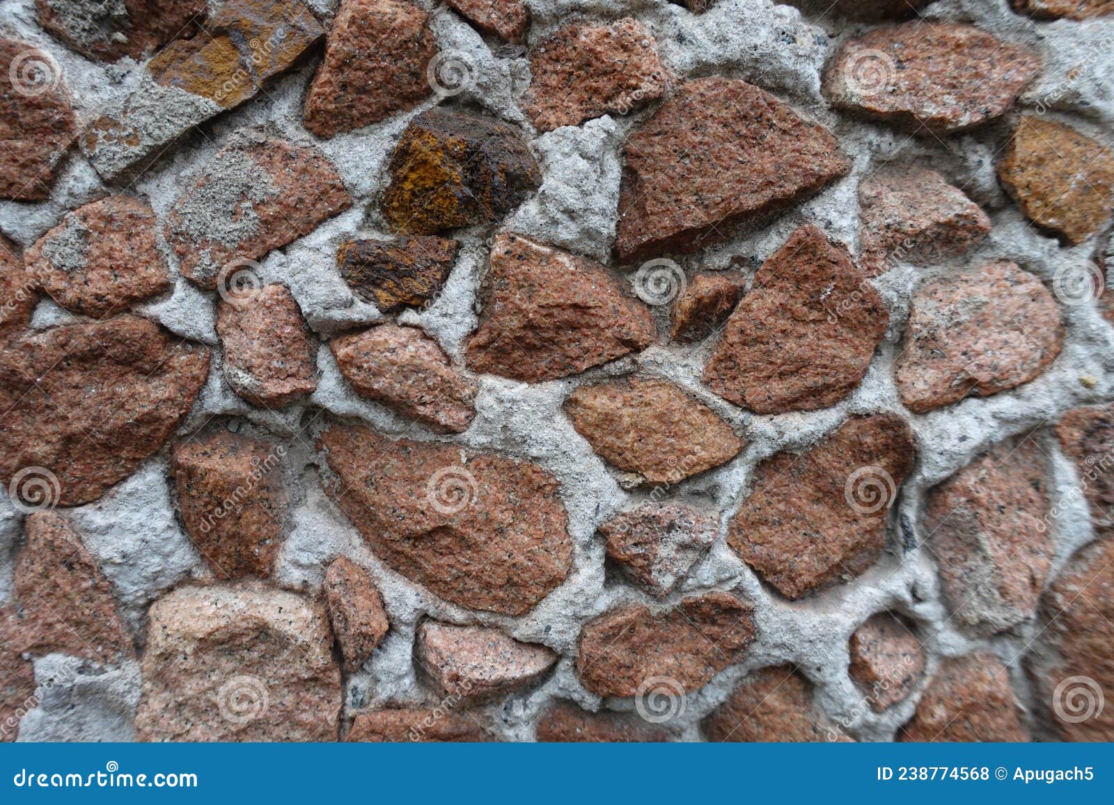 Pink and Brown Gravel Pebble Dash on the Wall Stock Photo - Image of ...