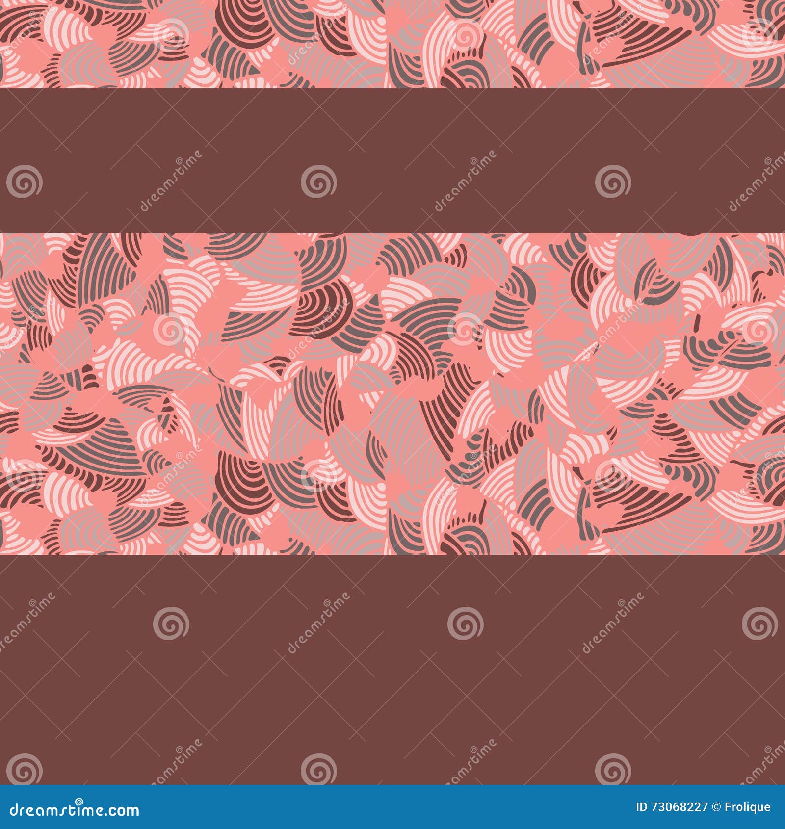 Pink-Brown Pattern stock vector. Illustration of wallpaper - 73068227