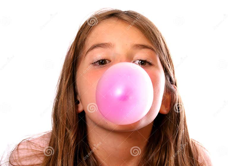 Pink Bubble-Gum stock image. Image of isolate, kids, candy - 958653