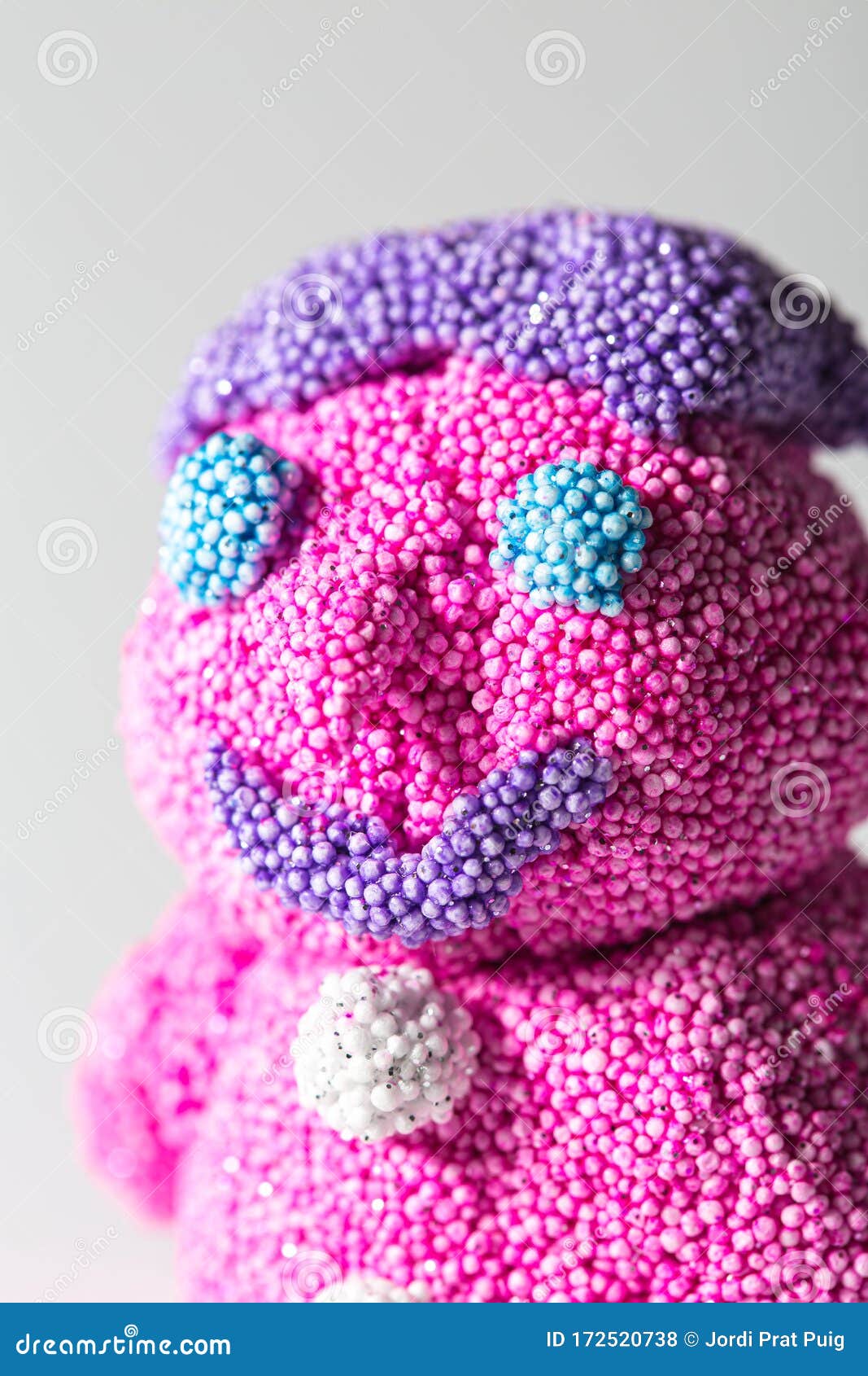 Pink Bubble Slime Human Shape Toy Stock Photo - Image of bubbles, slime ...