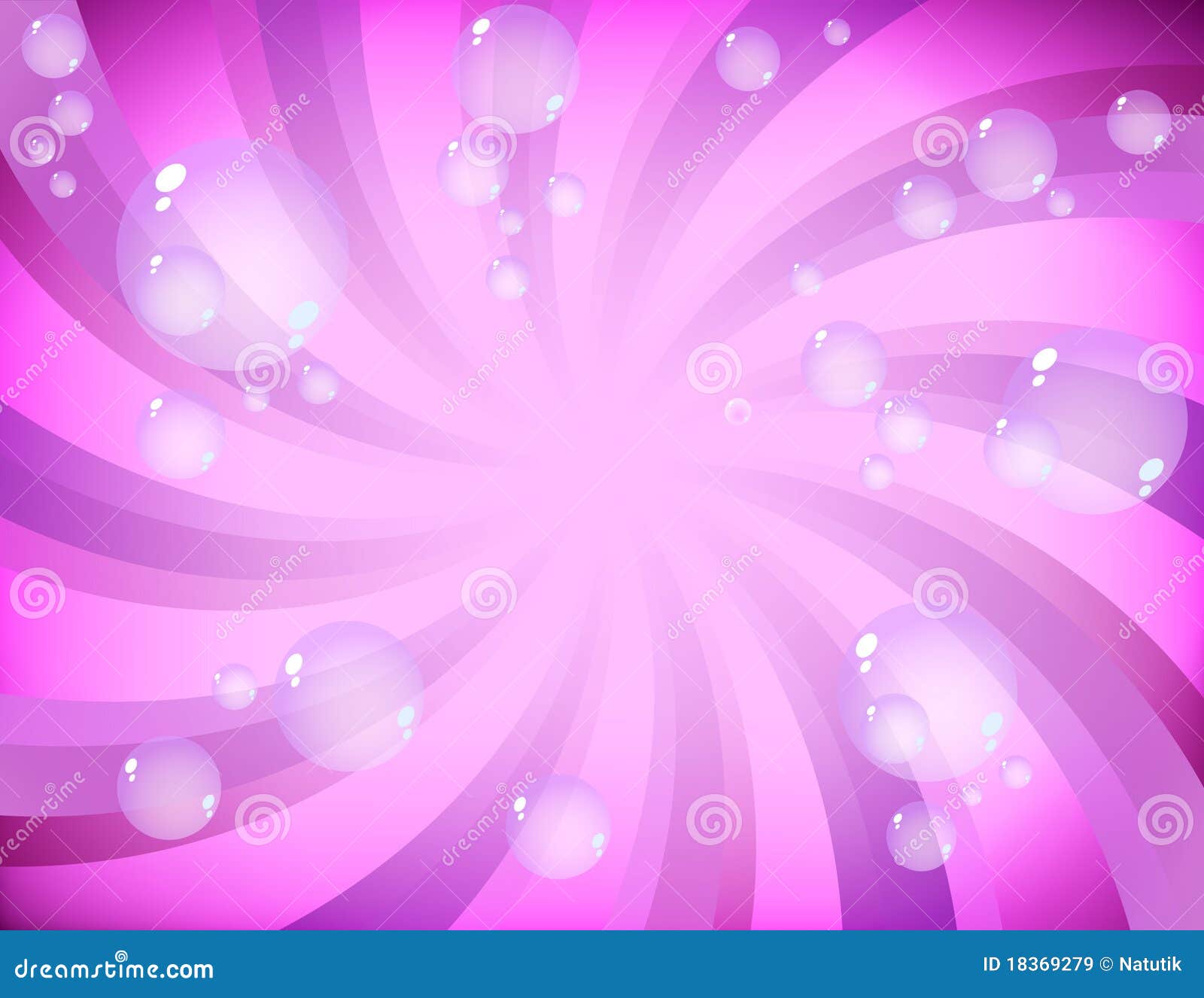Pink Bubbles Cartoon Vector | CartoonDealer.com #18369279