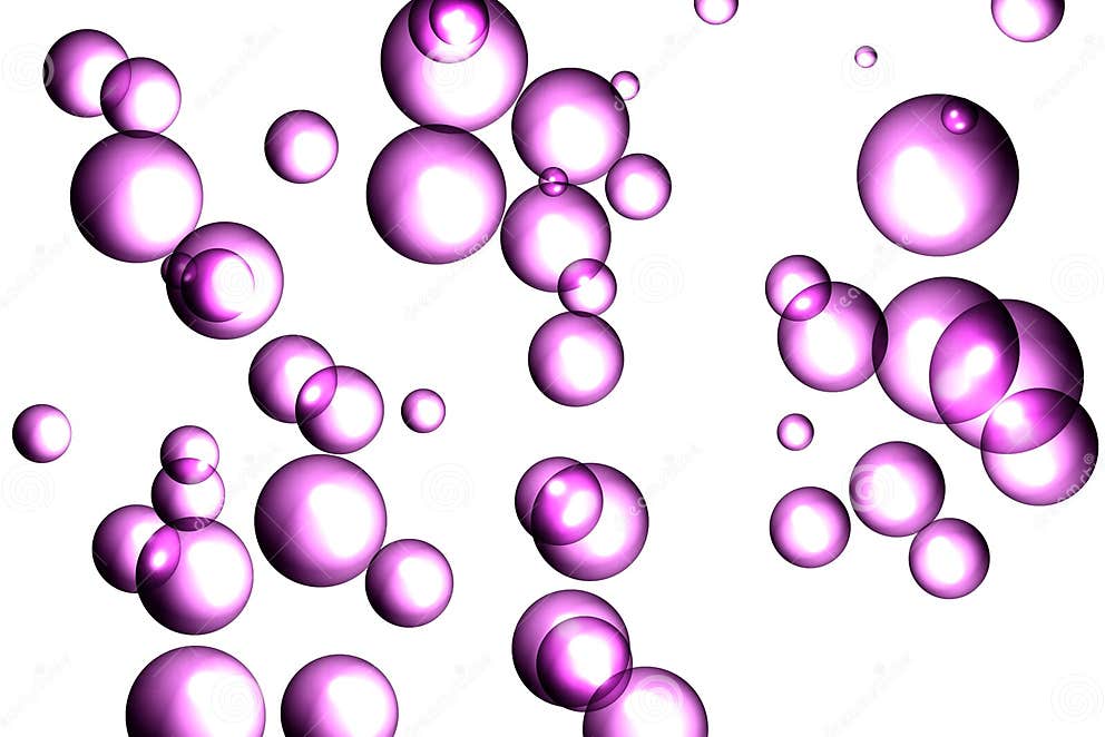 Pink Bubbles stock image. Image of screensaver, purple - 2439323
