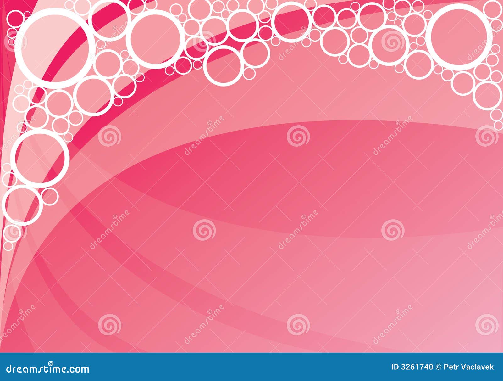 Pink bubbles background stock vector. Illustration of fresh - 3261740