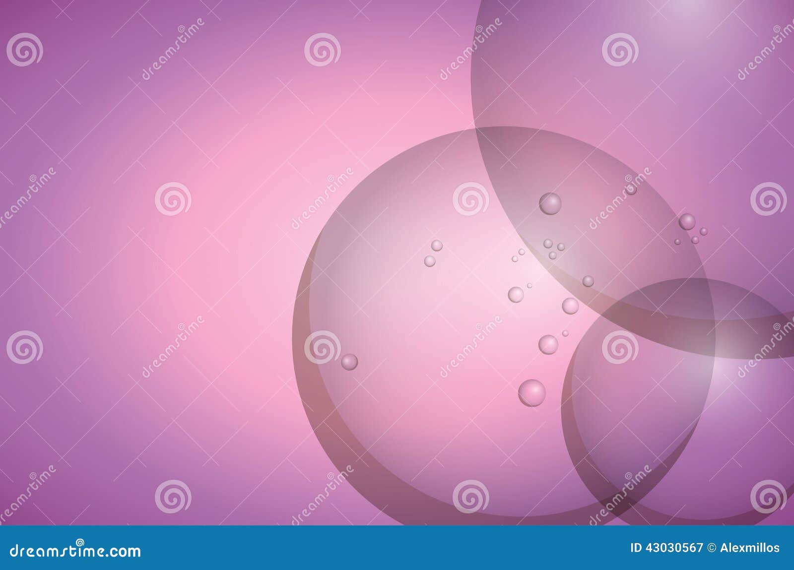 Pink Bubbles Illustration Design Stock Illustration - Illustration of ...
