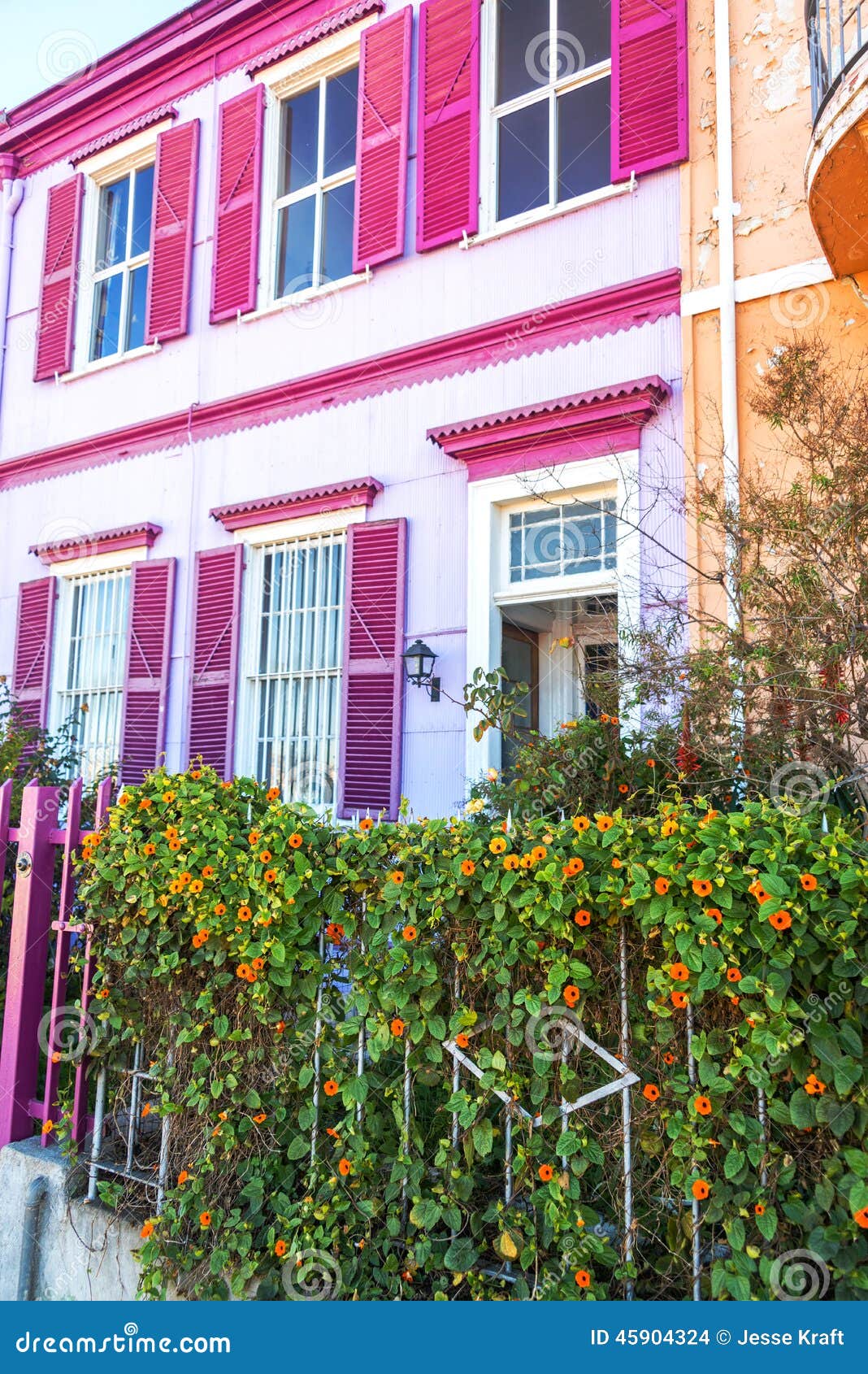 Pink Building stock photo. Image of sunny, colorful, bright - 45904324
