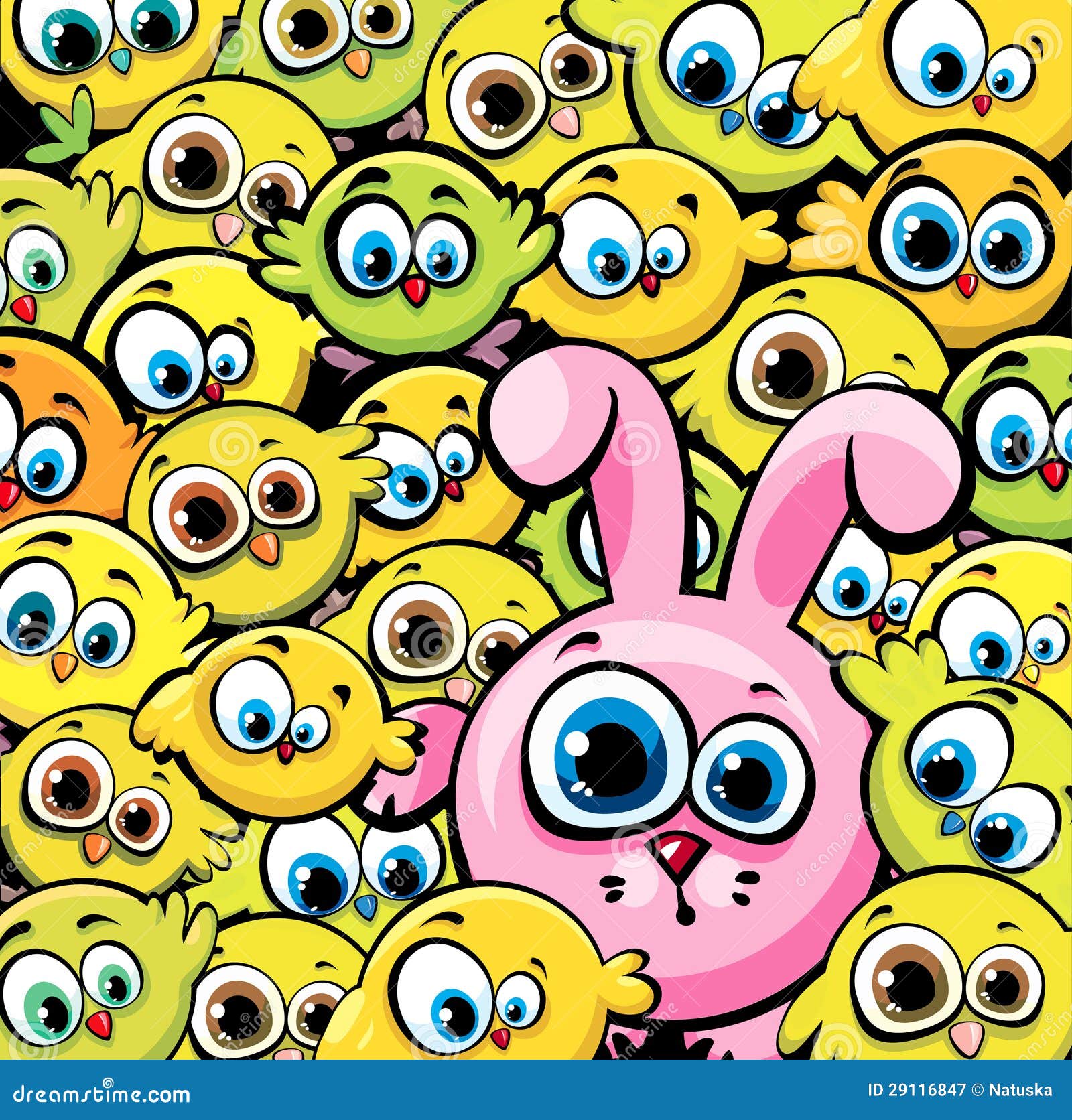 Pink Bunny. Vector Numbers Game. | CartoonDealer.com #65701005