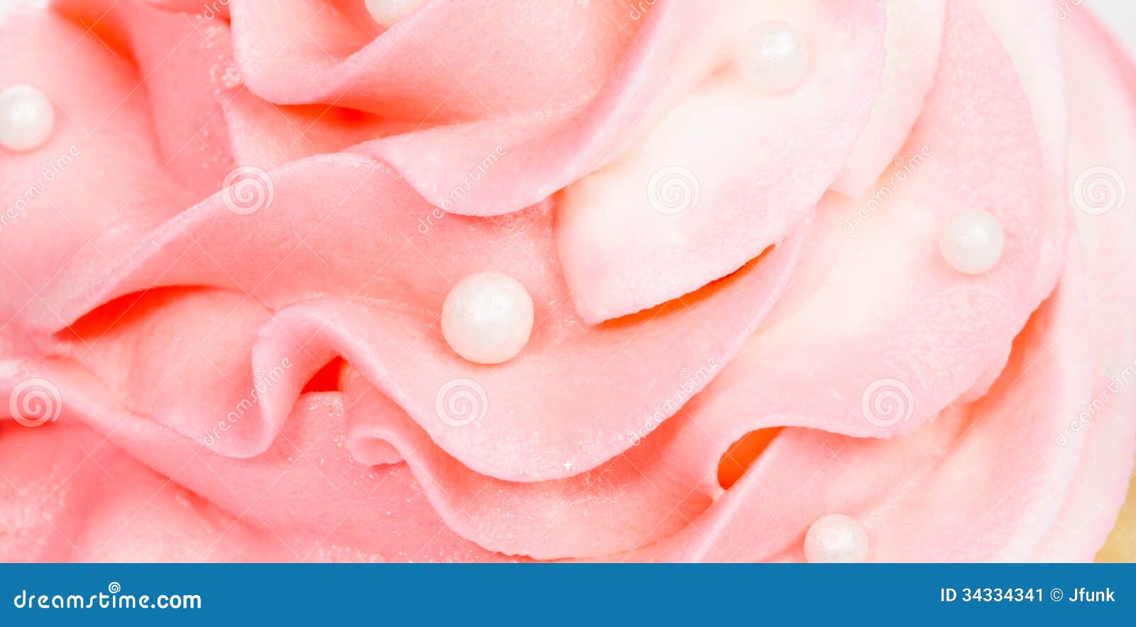 Pink buttercream Icing. stock image. Image of sprinkles - 34334341