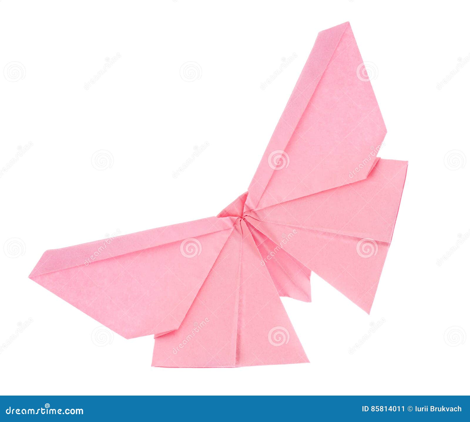 Pink butterfly of origami stock image. Image of coloured - 85814011