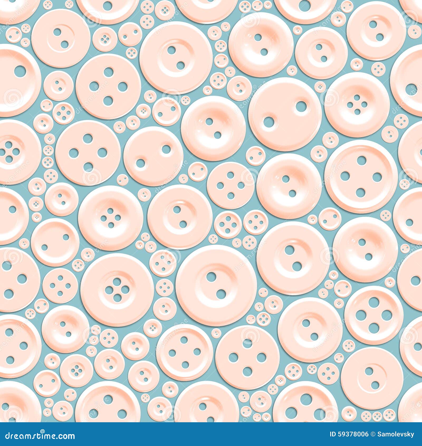 Pink Buttons Seamless Texture Stock Illustration - Illustration of ...