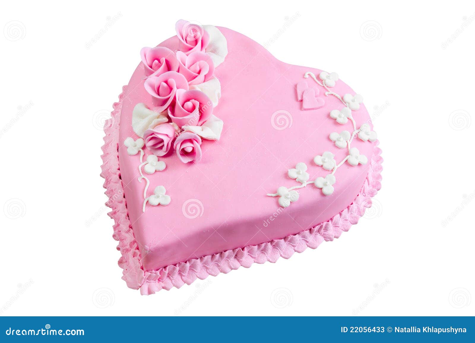 Pink Cake Flower Stock Photo | CartoonDealer.com #65649714