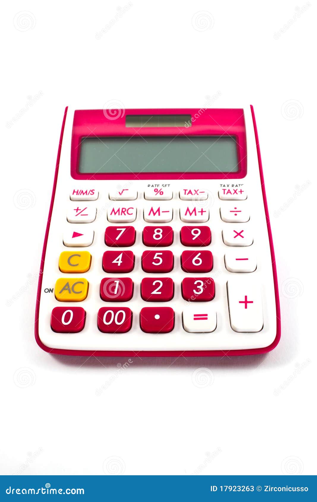 Pink calculator stock image. Image of clear, addition - 17923263