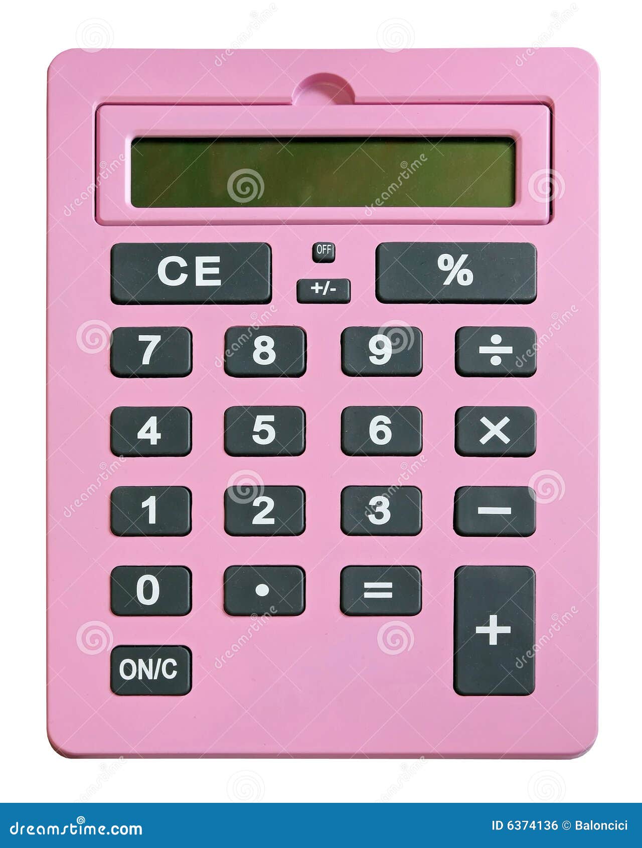 Pink calculator stock photo. Image of equals, calculation - 6374136