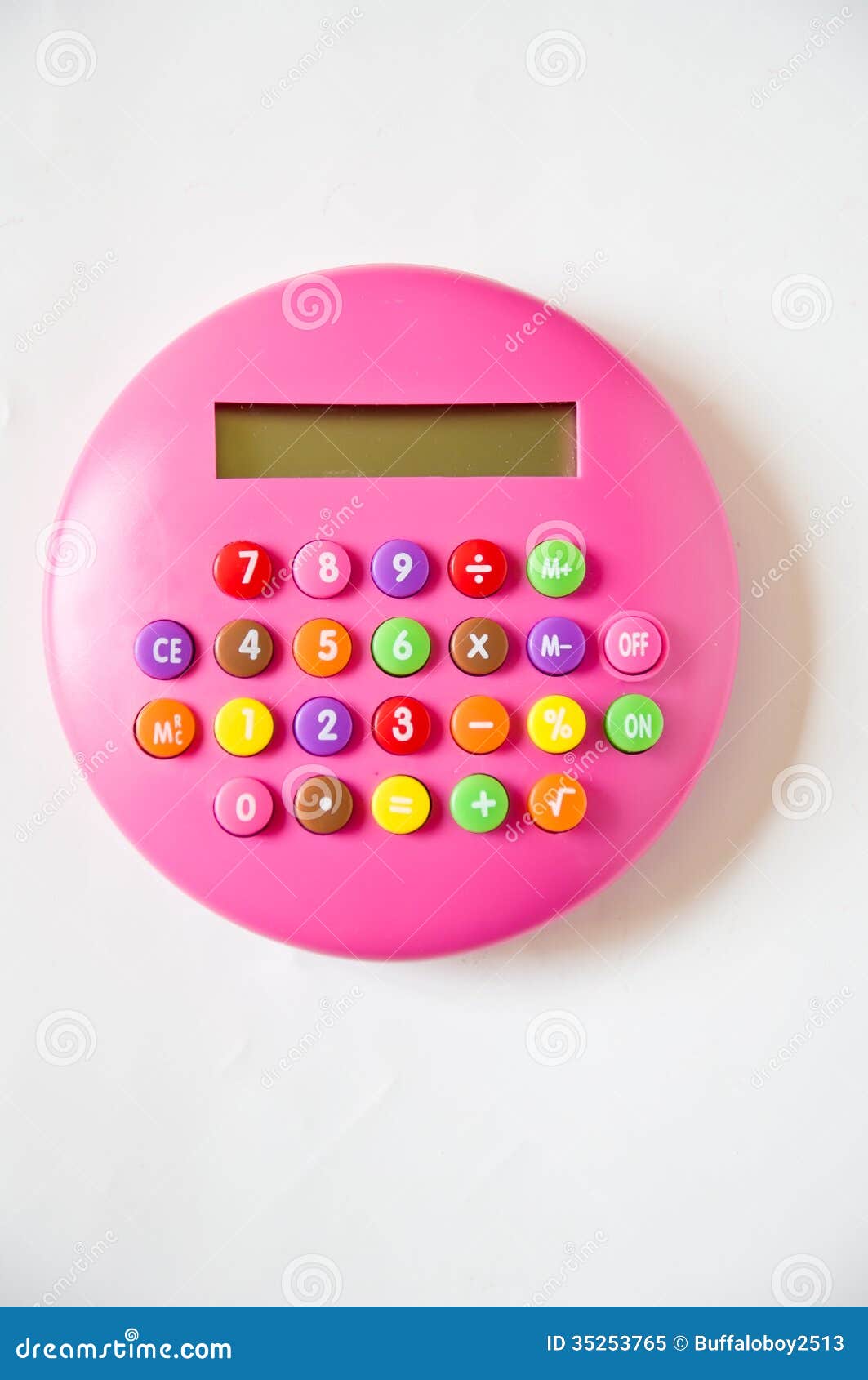 Pink calculator stock image. Image of economy, finance - 35253765