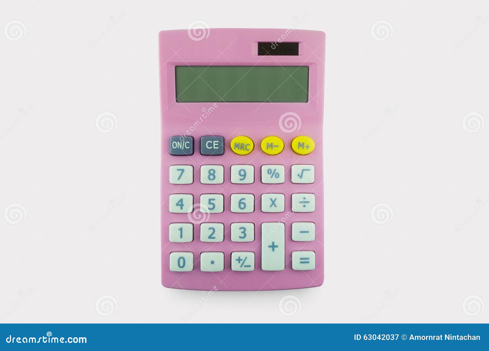 Pink Calculator stock image. Image of pink, calculator - 63042037