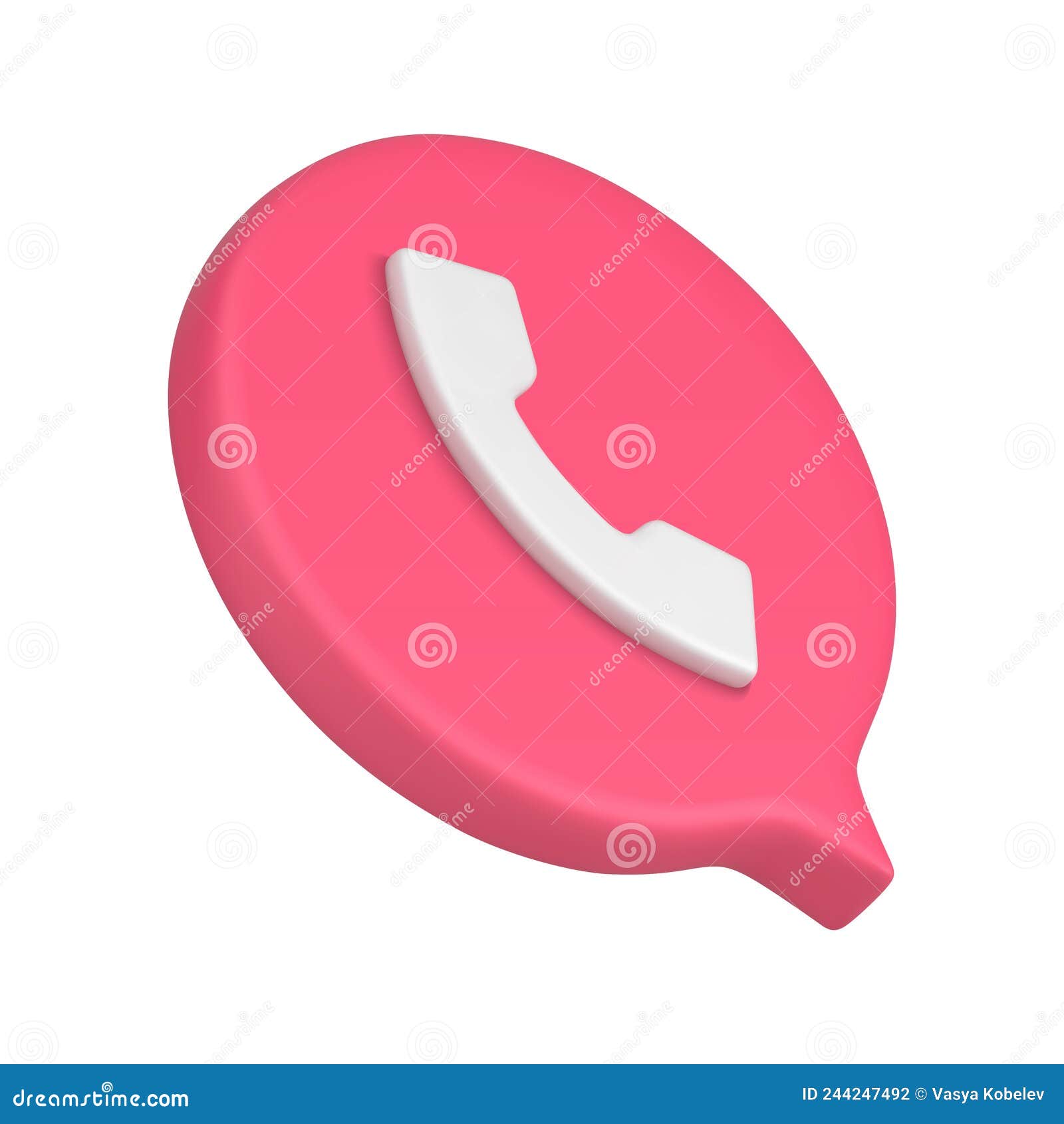 Pink Call Center Quick Tips Mobile Phone Laptop Interface Button ...