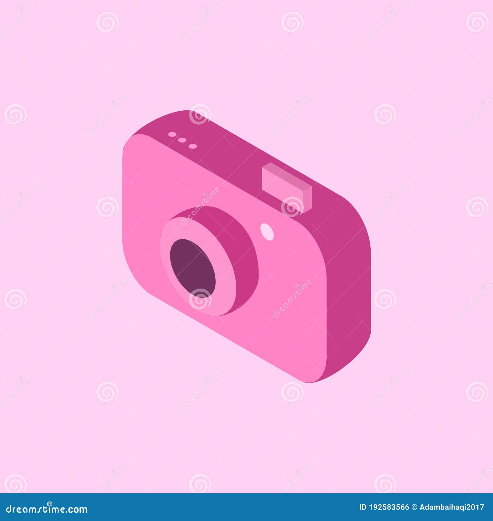 Pink Camera Illustrations, Cute Cameras, Beautiful Cameras, Flat ...