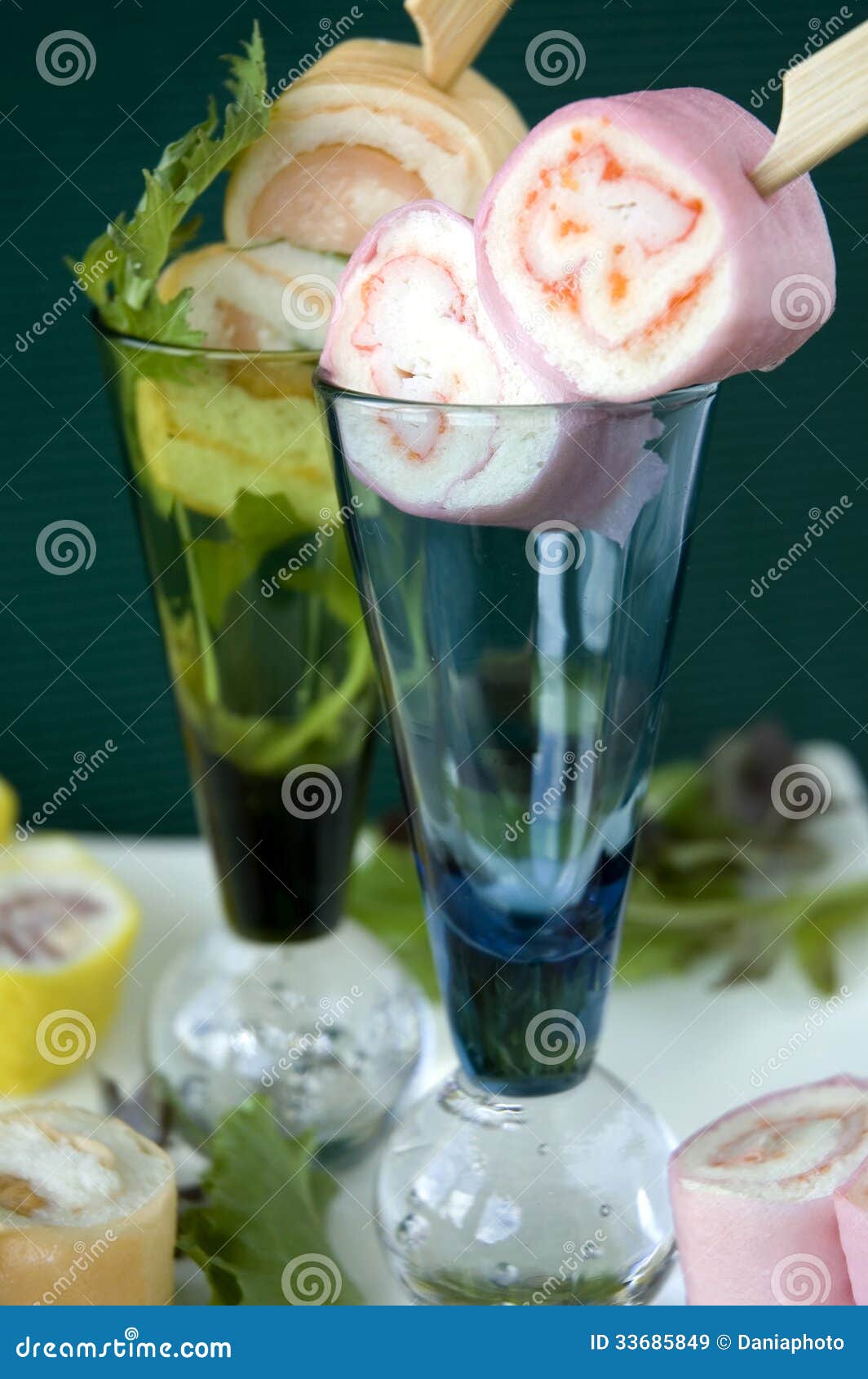 Pink canape stock image. Image of appetizer, tasty, canape - 33685849