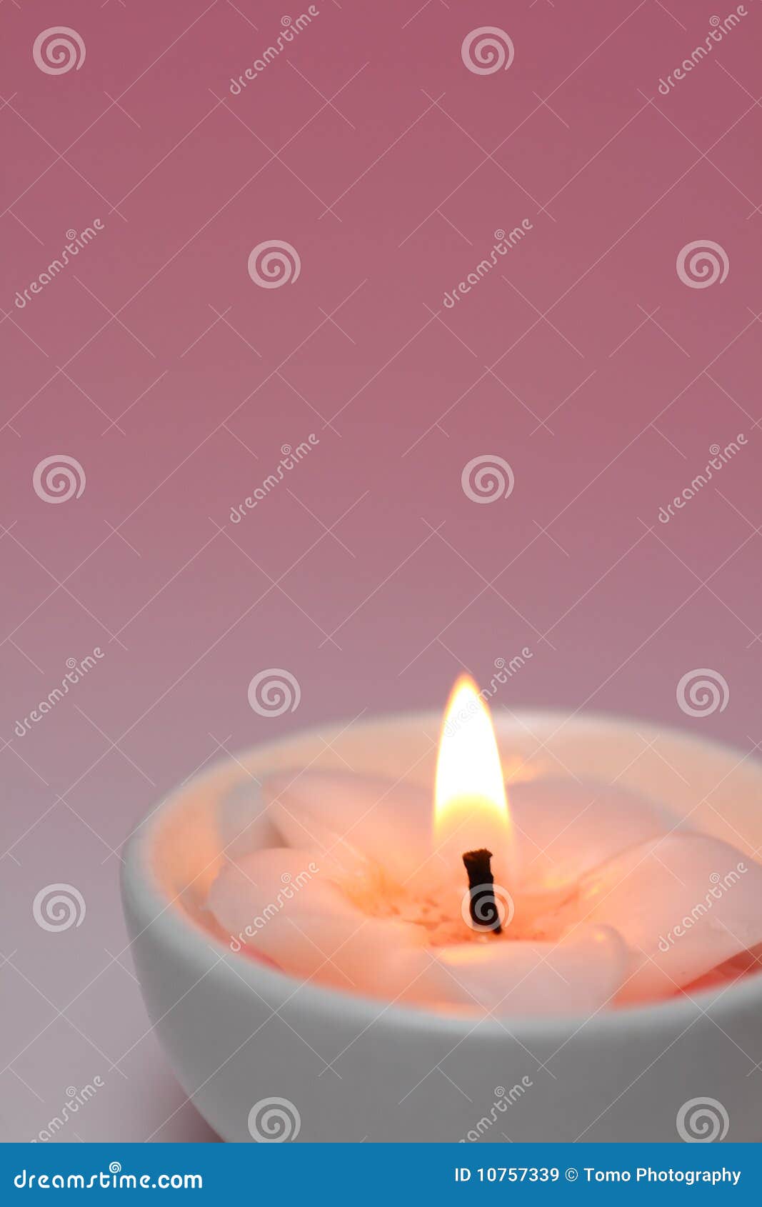 Pink Candle stock image. Image of light, pink, background - 10757339