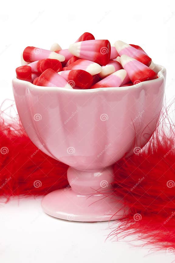 Pink Candy Corn stock image. Image of sweet, candy, february - 7797993