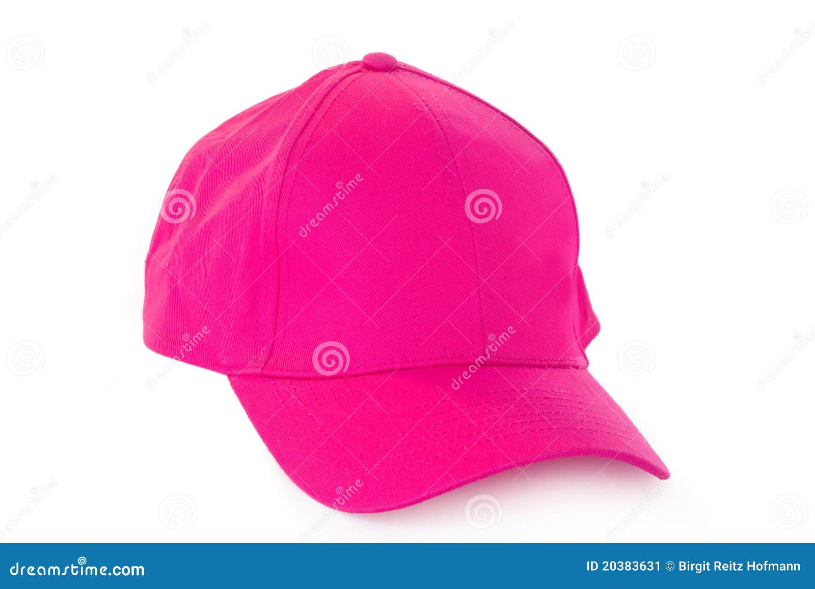 Pink cap hat stock image. Image of uniform, cotton, white - 20383631
