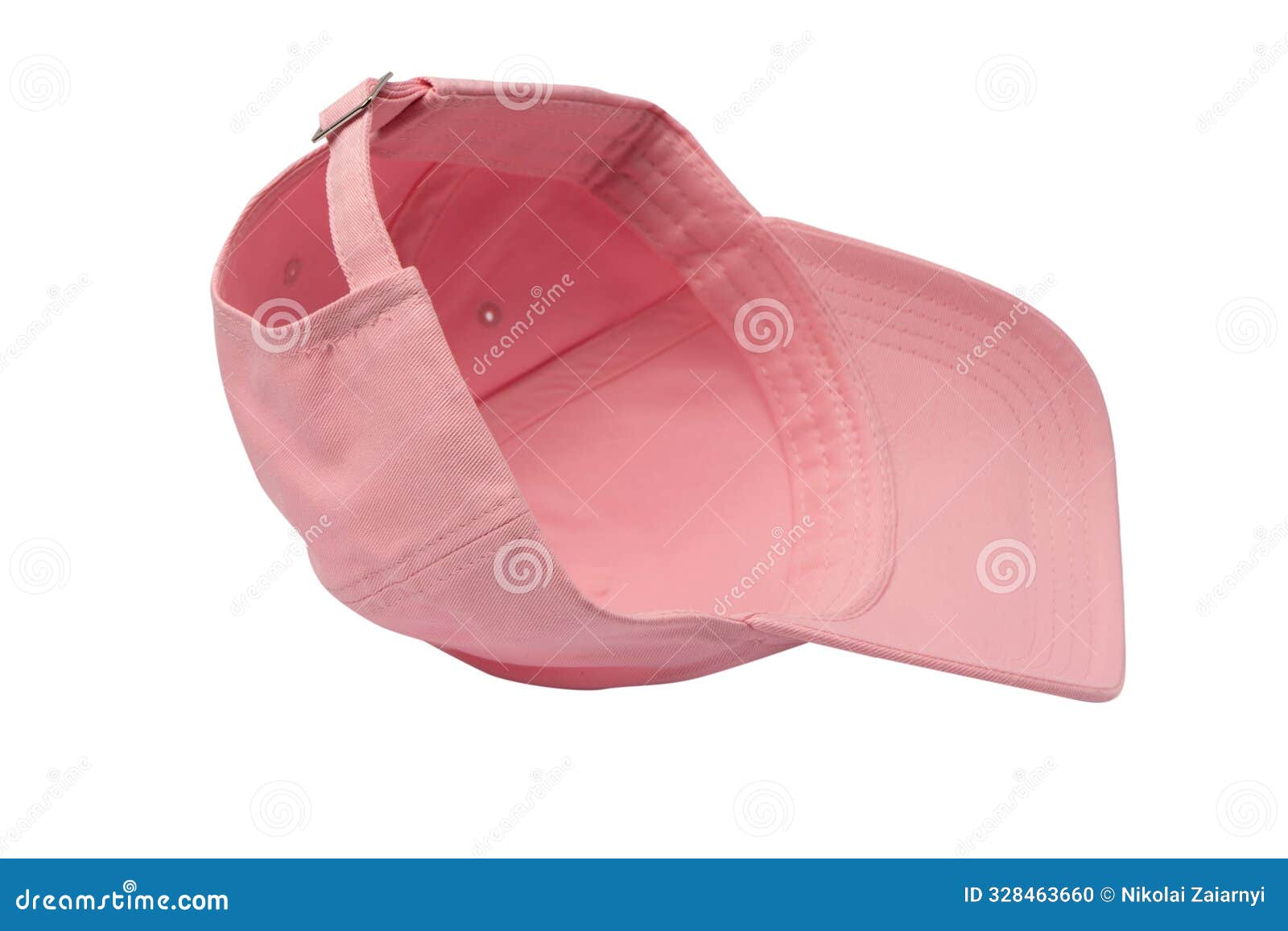 Pink Cap Isolated on White Background Stock Photo - Image of template ...