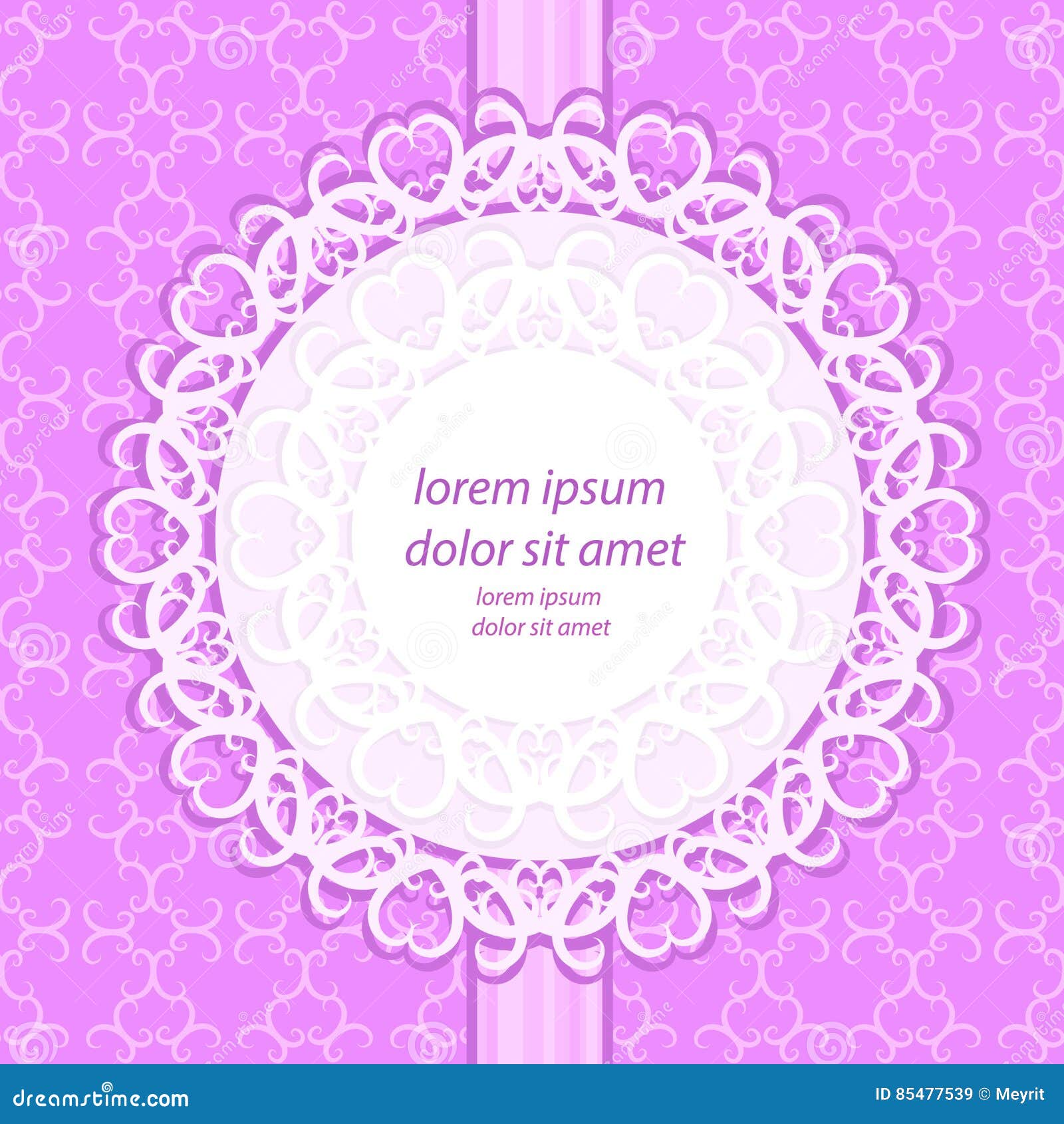 Pink Card Vector Background. Stock Vector - Illustration of wedding ...