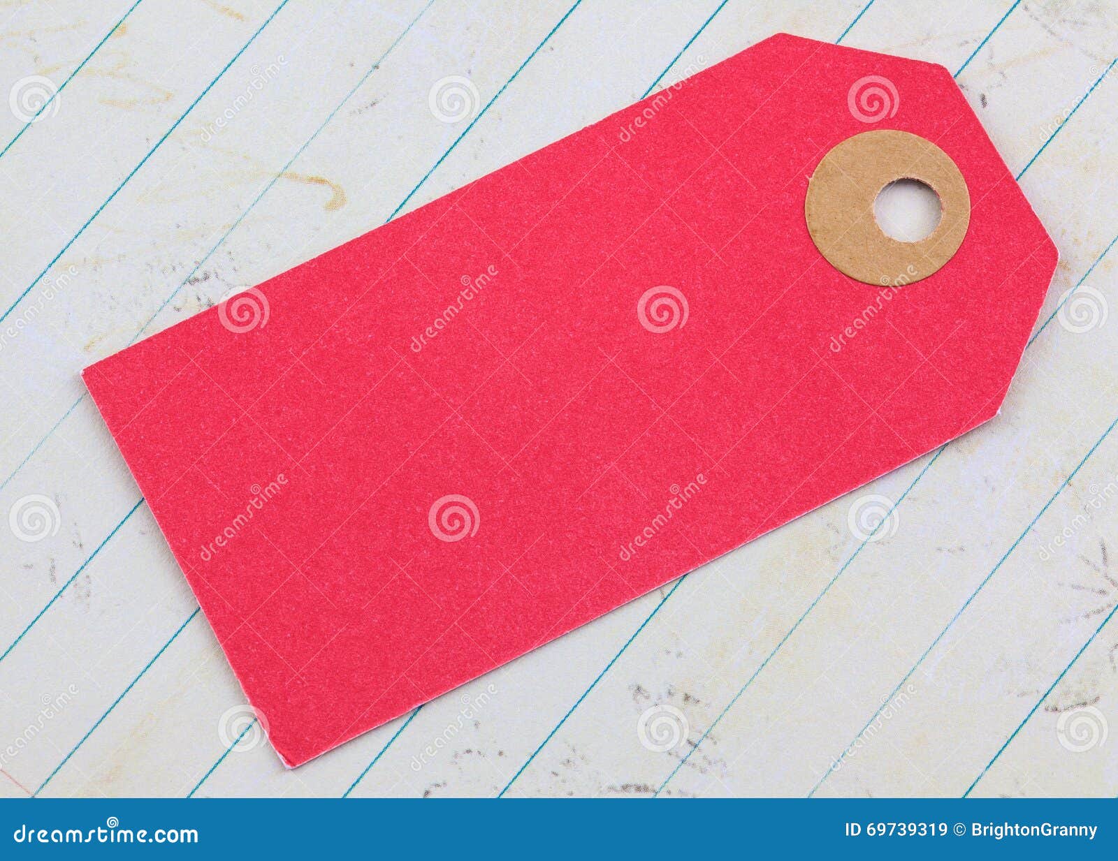 Pink cardboard tag stock image. Image of retail, bright - 69739319