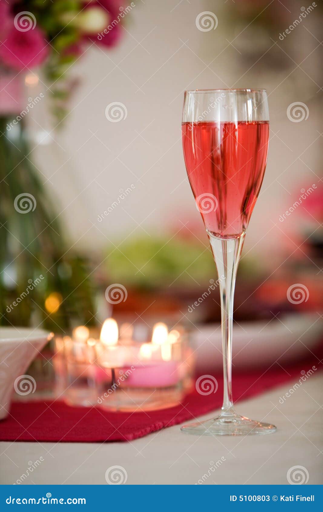 Pink champagne stock image. Image of event, table, champagne - 5100803