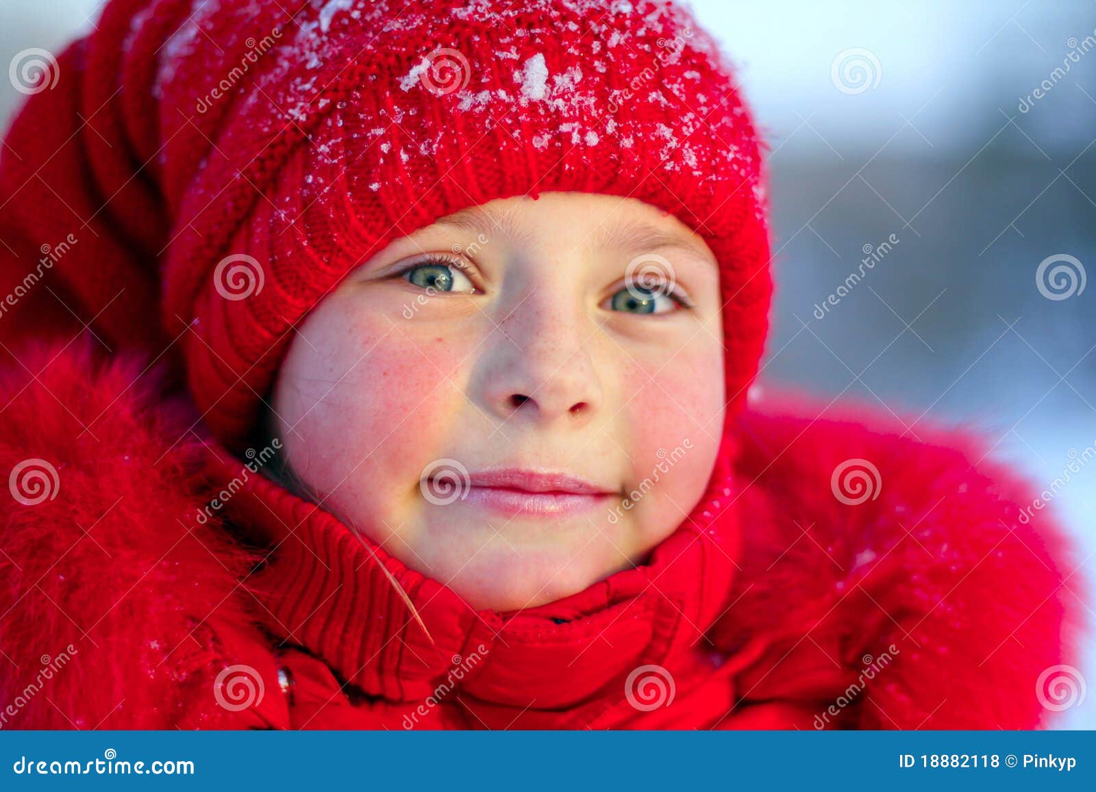 Pink Checked Girl Red Hat Stock Photos - Free & Royalty-Free Stock ...