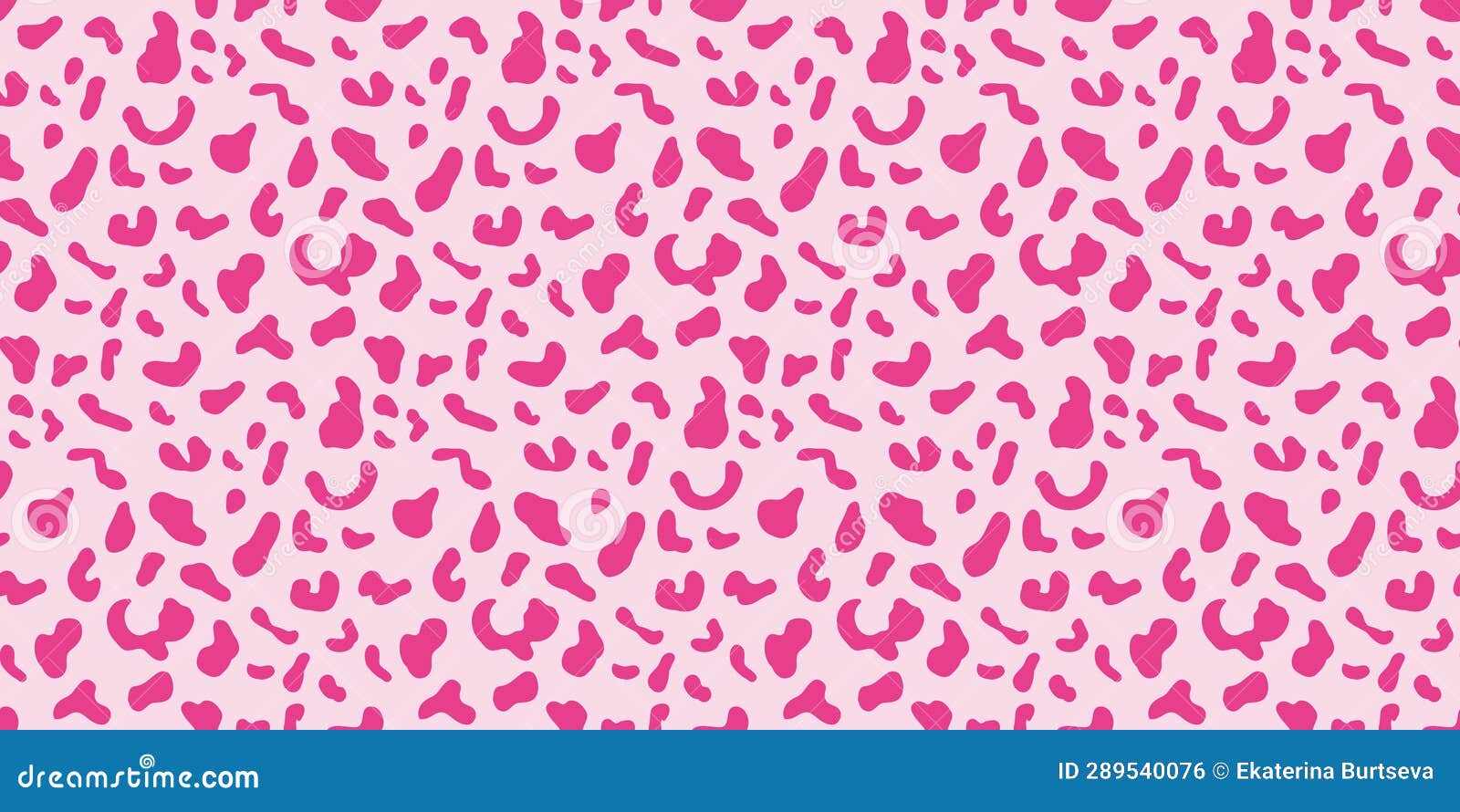 Pink Cheetah Seamless Pattern Leopard Background Stock Vector ...