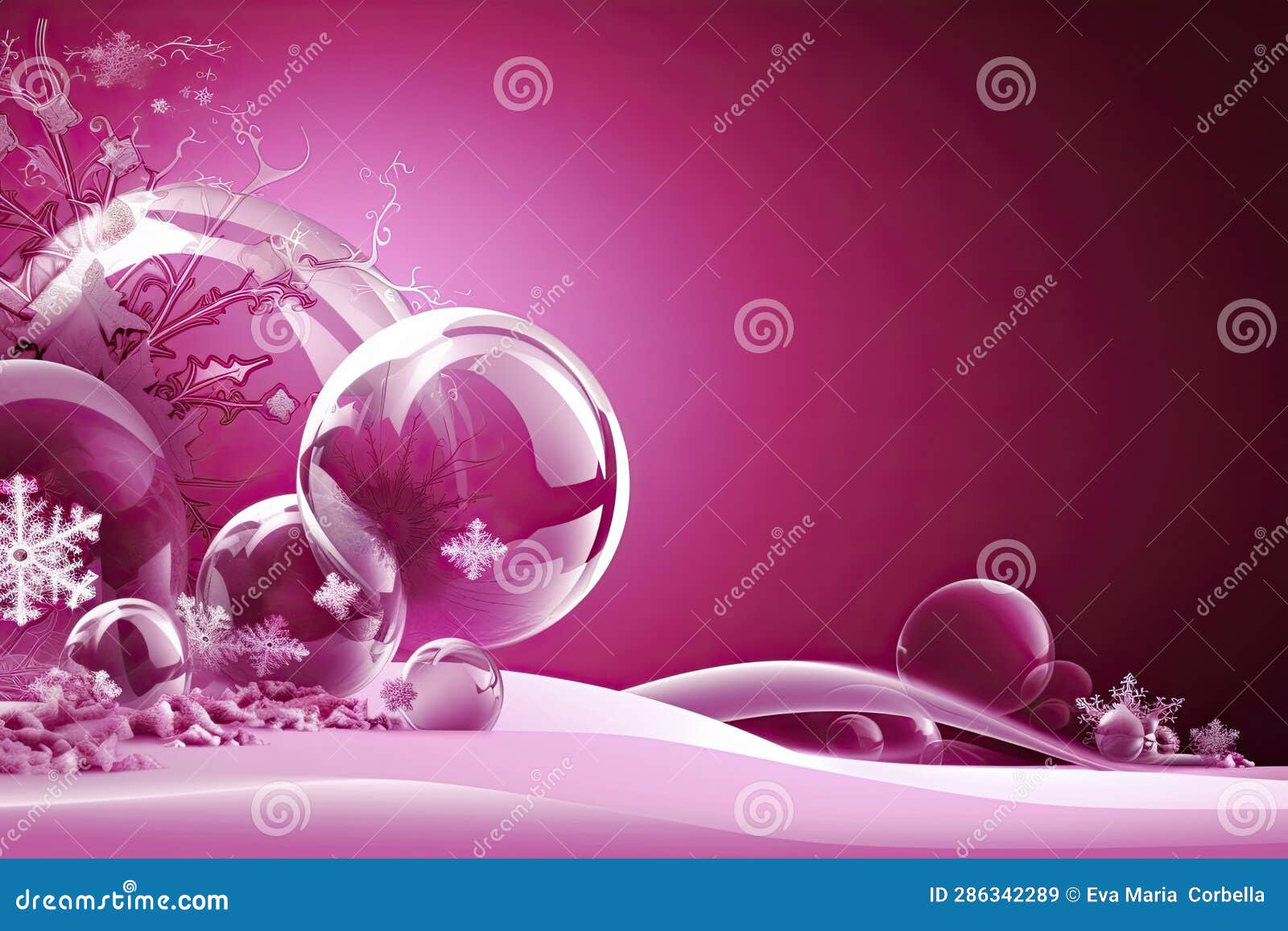 Pink christmas wallpaper stock illustration. Illustration of greeting ...