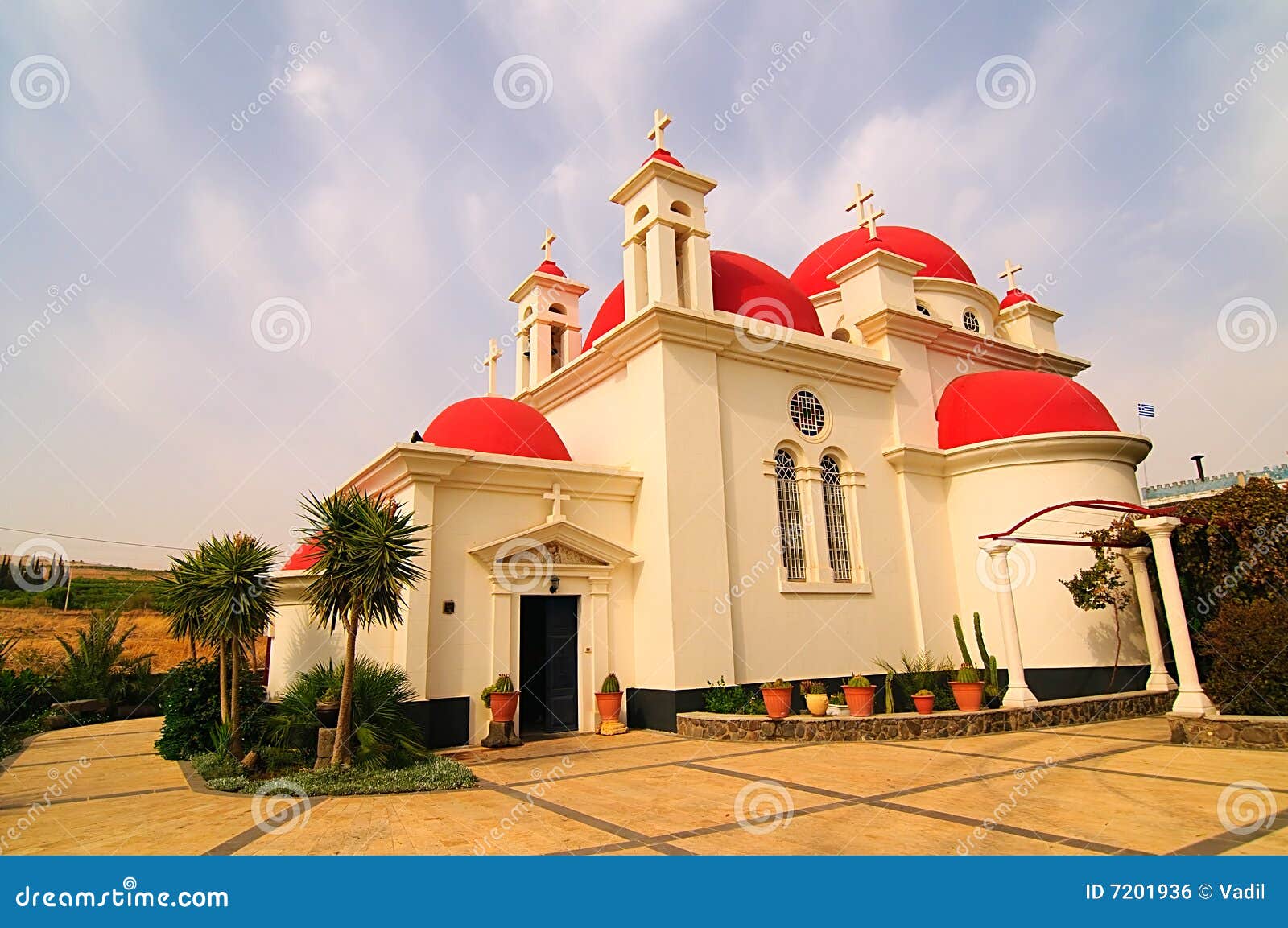 The pink Church stock photo. Image of journey, idyllic - 7201936