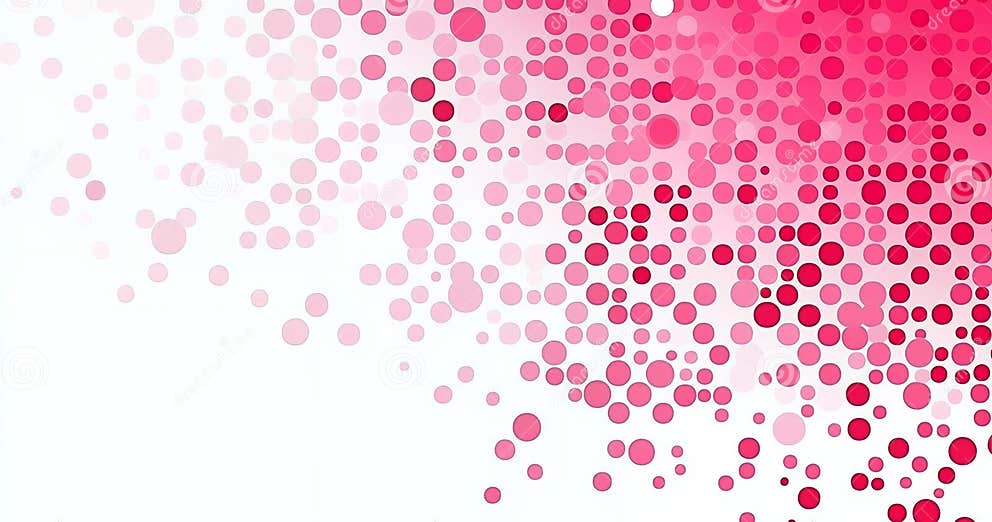 Pink Circle Abstract Background Texture Design Pattern Gradient Bubbles Dots Spots Festive Stock ...